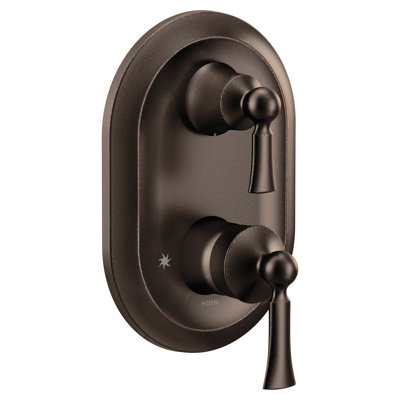 Moen Wynford M-CORE 3-Series 2-Handle Shower Trim With Integrated Transfer Valve, Valve Required ...